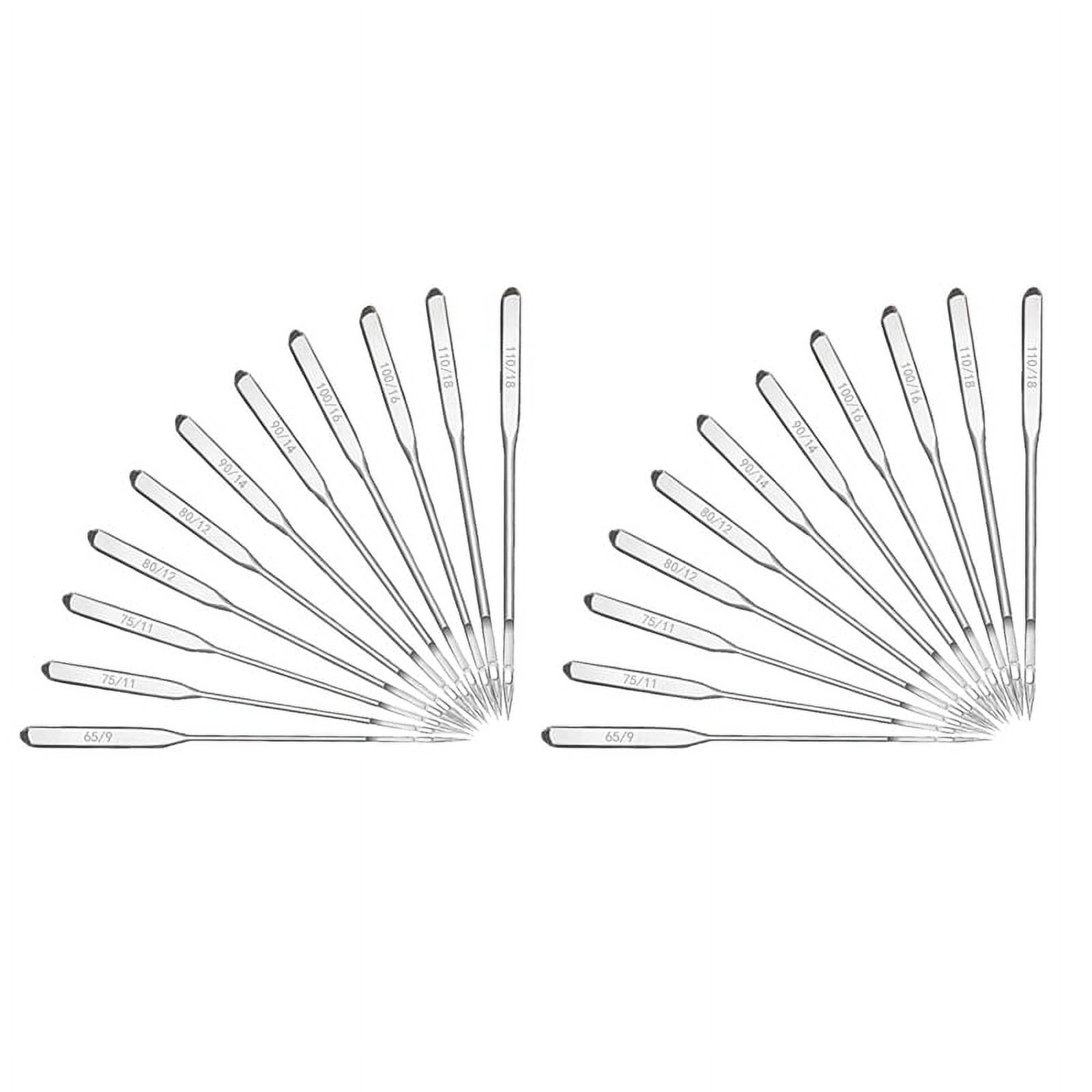 Sewing Machine Needles, 120Pcs Universal Ballpoint Sewing Machine ...