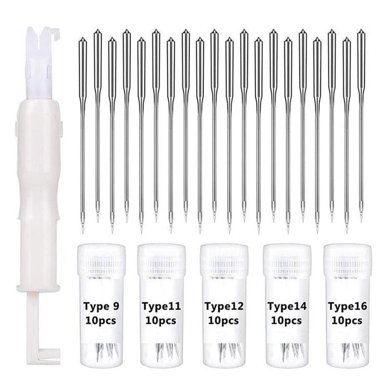 Sewing Machine Needles, 50 Count, Universal Regular Point for Singer ...