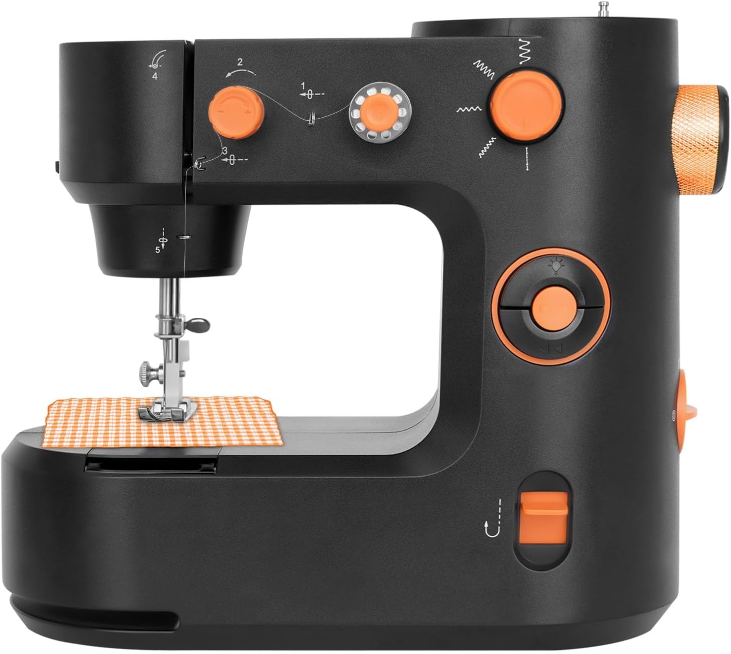 Sewing Machine, Portable Utility Stitch Sewing Machine w/LED Light Dual ...