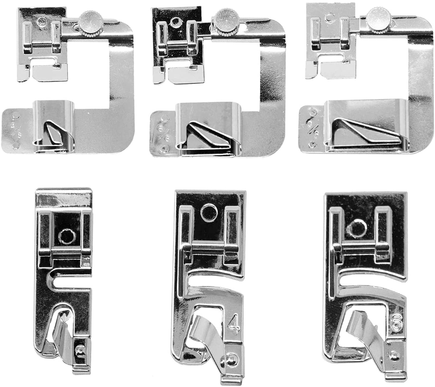 Sewing Machine Presser Foot Rolled Hem Presser Foot Wide Rolled Hem ...
