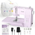 Beginner Friendly Sewing Machine with 38 Built-in Stitches, Dual Speed ...