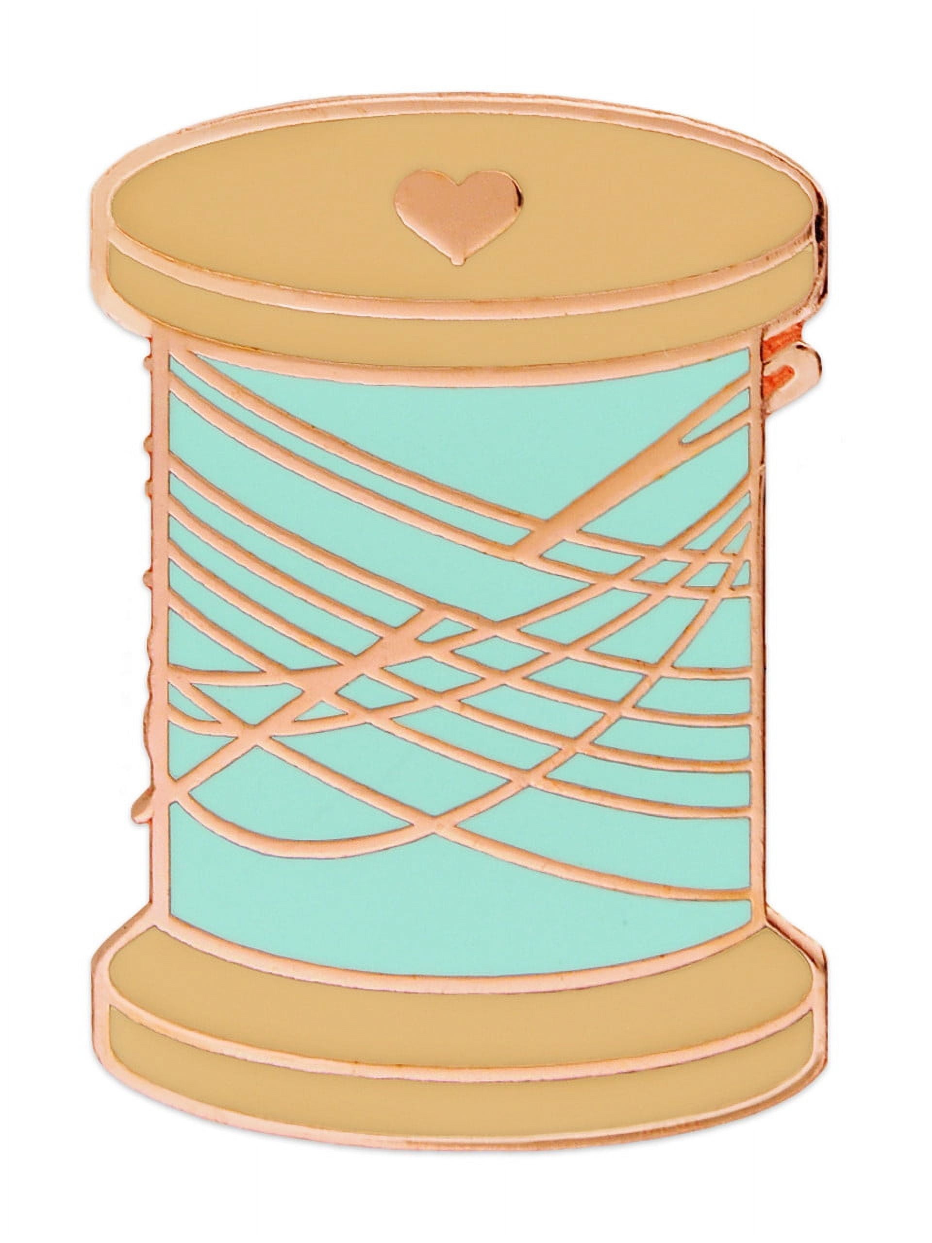 Sewing Magnetic Enamel Spool of Thread Pin/Needle Minder - Sewing Gifts ...