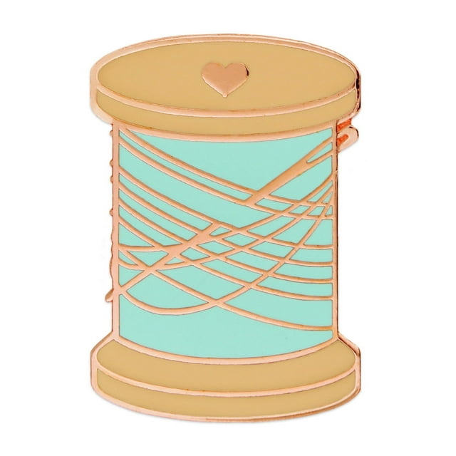 Sewing Magnetic Enamel Spool of Thread Pin/Needle Minder - Sewing Gifts ...