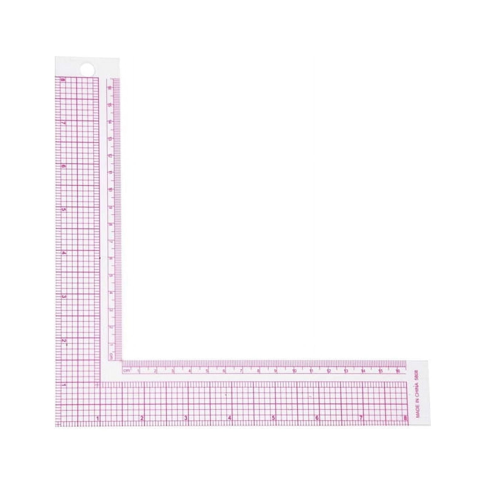 TOP! Sewing Measure Rulers 90-Degree L Shape Square Ruler Metric and ...