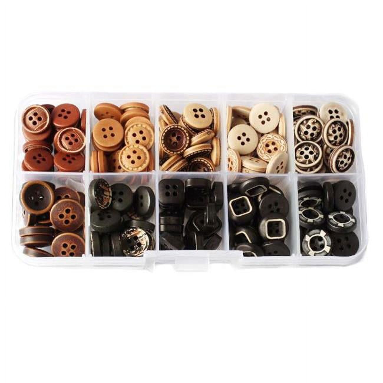 Sewing Nylon Shirt Clothing Accessory DIY Painting Kit Button, Black ...