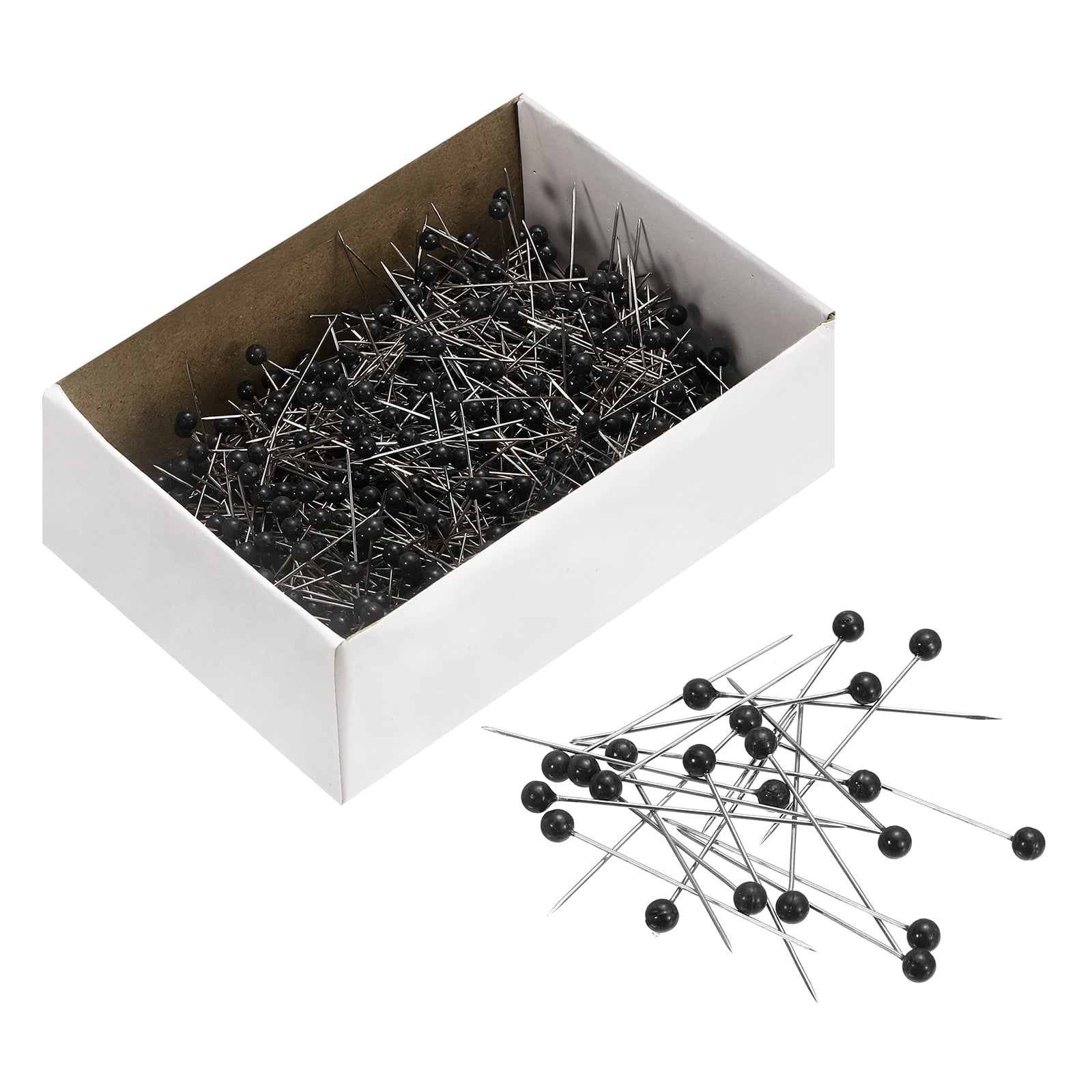 Sewing Pins 800 Pack Round Pearl Head Dressmaking Corsage Pins Straight ...