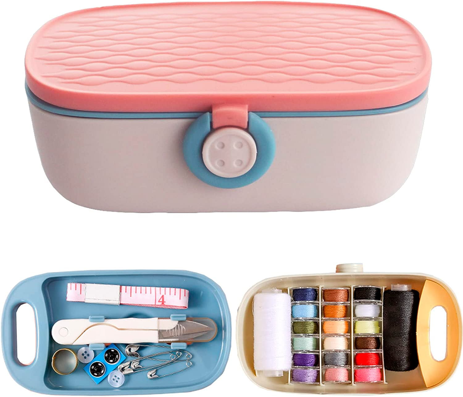 Sewing Project Kit Premium Family Sewing Supplies with Storage Box ...