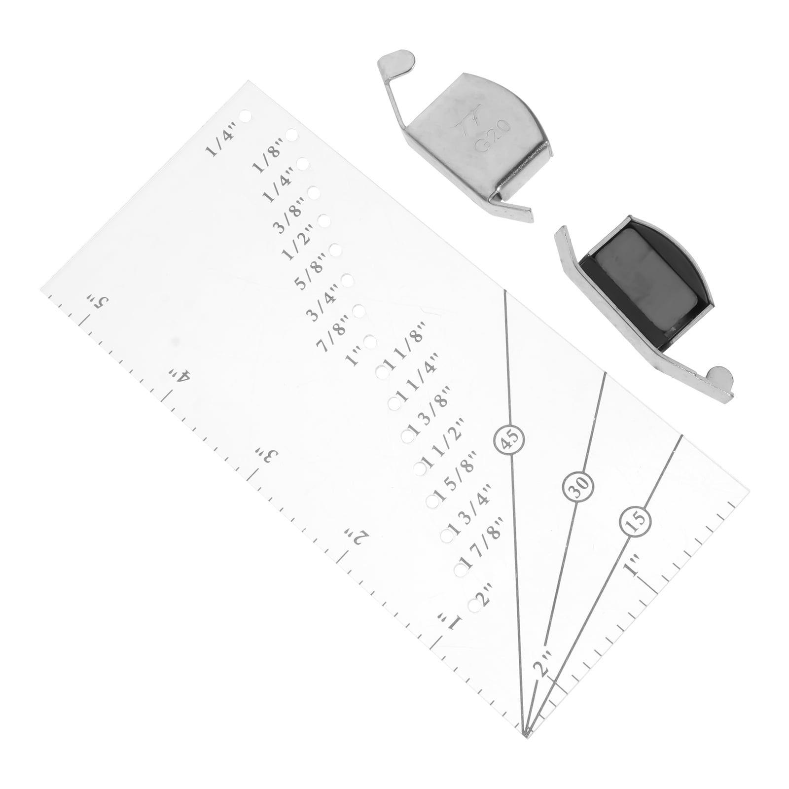 Sewing Resistance Gauge Quilling Tool Scale Ruler Hat Precision Plastic ...