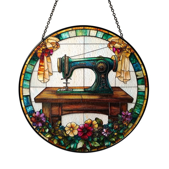 Sewing Room Window Hanging – Acrylic Sewing Machine Decor - Walmart.com
