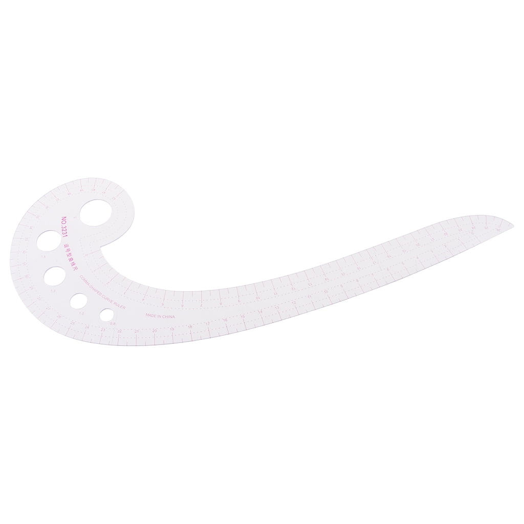 Sewing Ruler Comma Shaped French Curve Plastic Tailor Drawing Craft ...