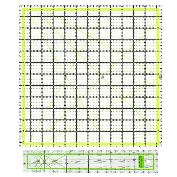 Sewing Ruler Patchwork Ruler Quilting Ruler Fabric Cutting Ruler Sewing ...