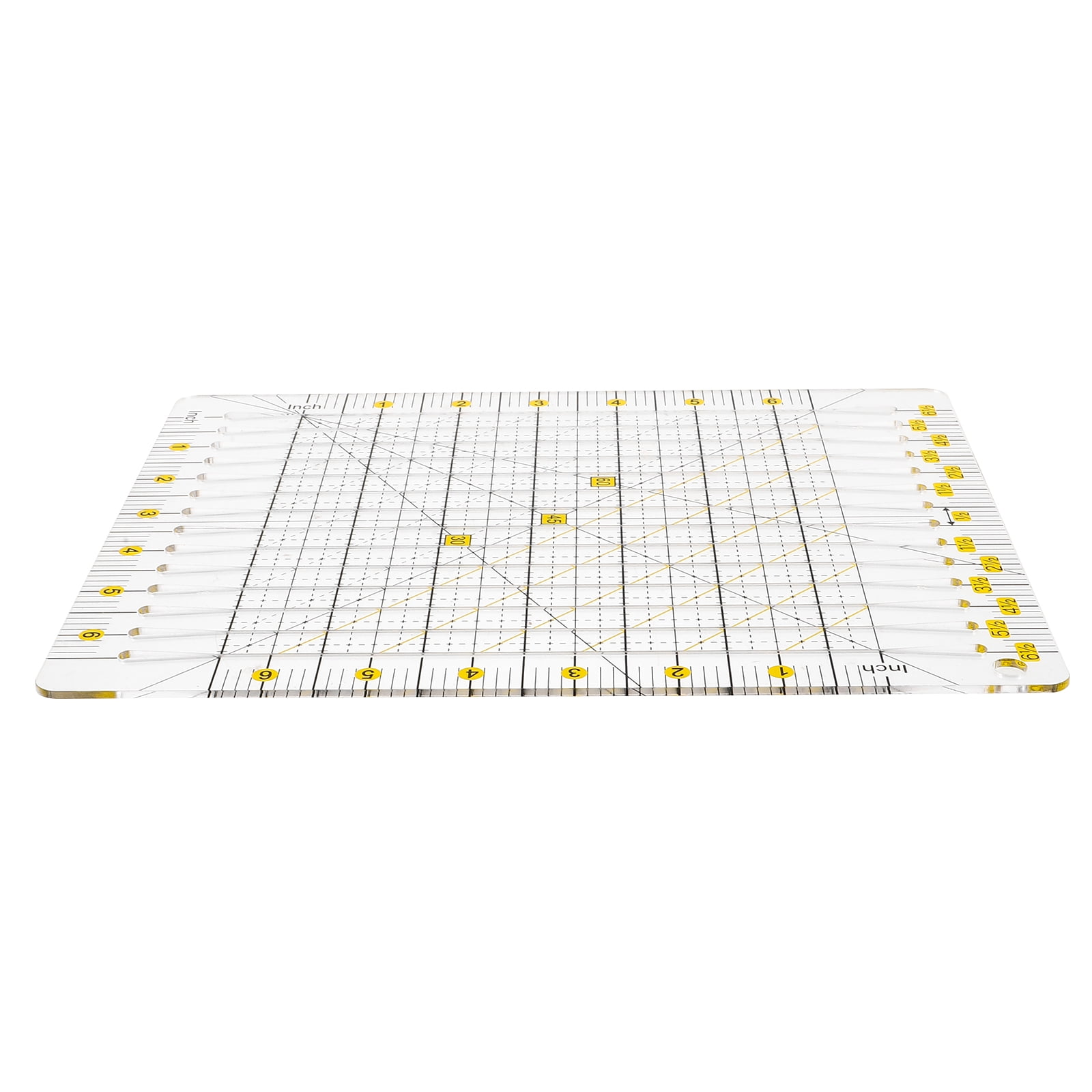 Sewing Ruler Quilt Rulers for Quilting Square Flagpole Head - Walmart.com