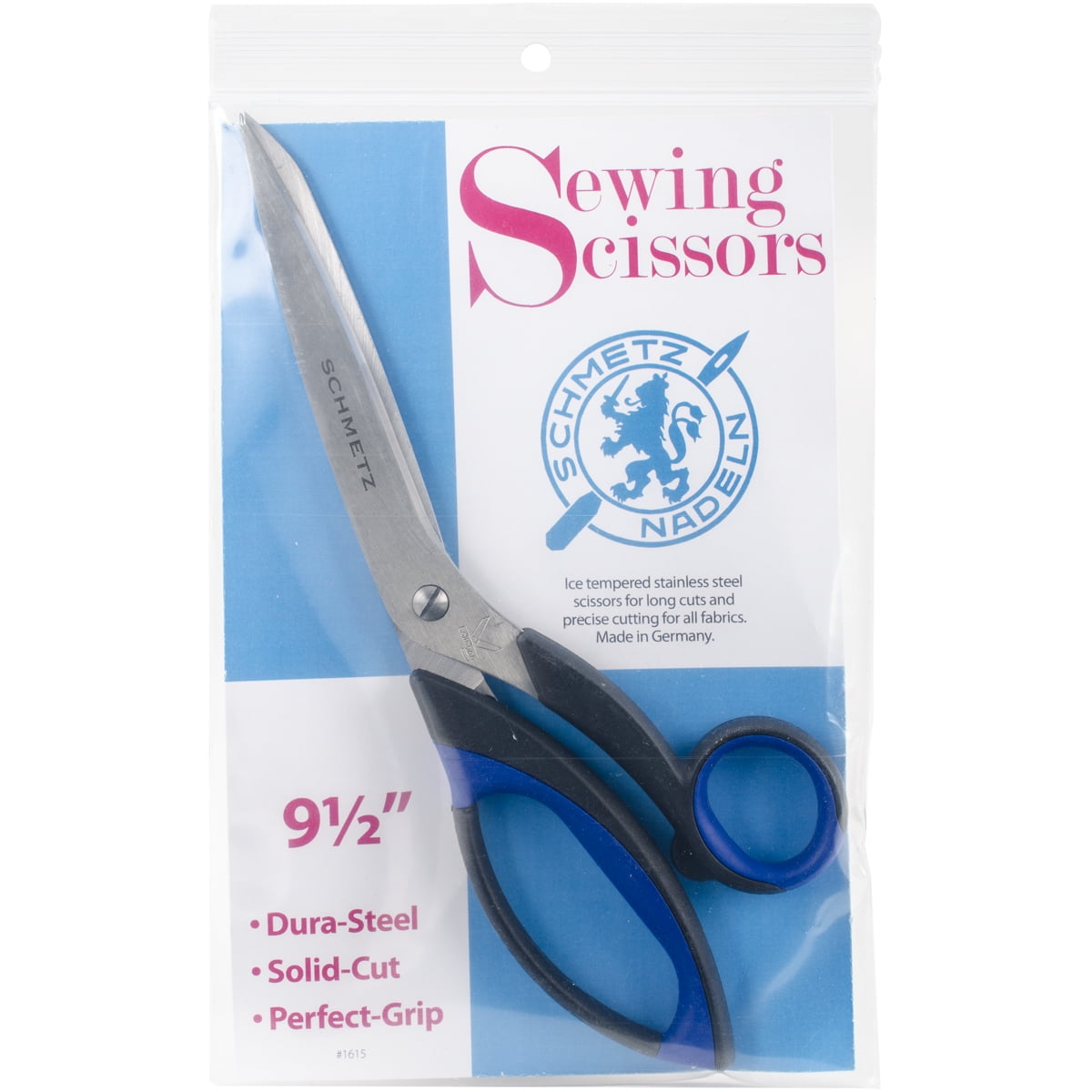 Sewing Scissors 9.5"- , Pk 1, Schmetz - Walmart.com