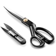 Sewing Scissors, Professional 10 Inch Fabric Dressmaking Scissors Heavy ...