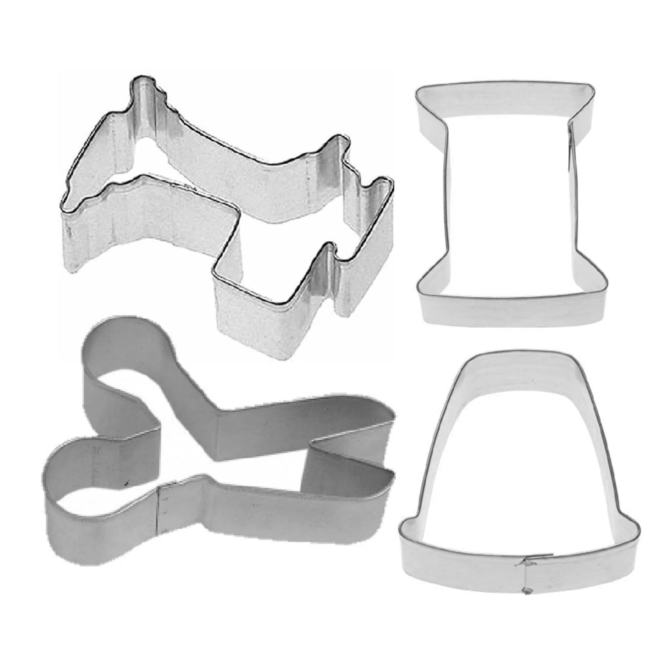 Sewing Seamstress 4 Piece Cookie Cutter Set - Sewing Machine, Spool of ...