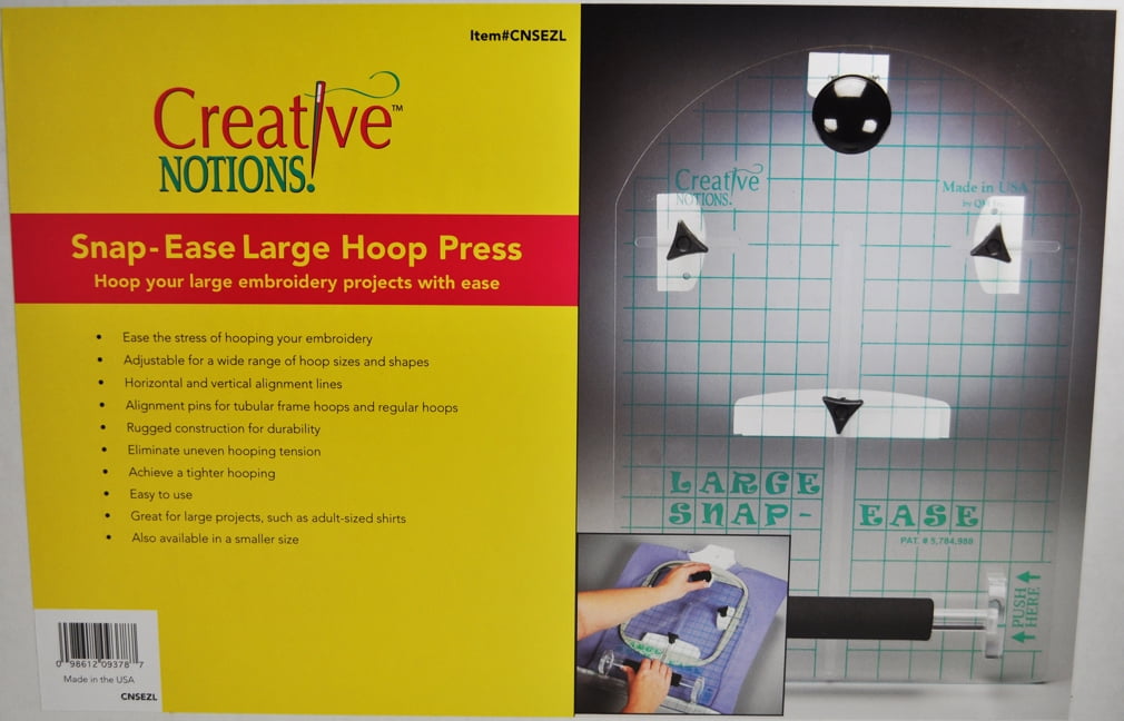 Sewing Snap Ease Large Hoop Press CNSEZL - Walmart.com