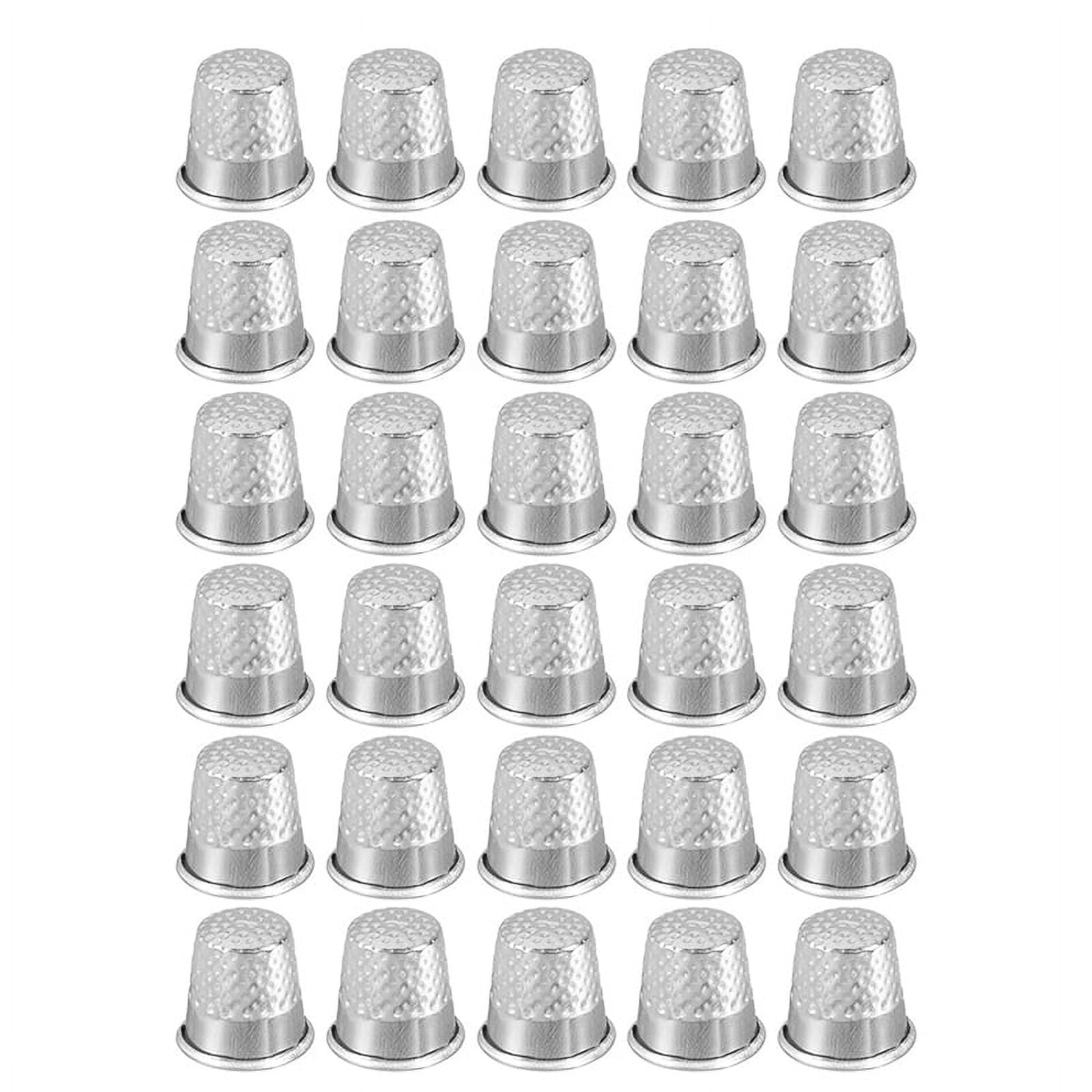 Sewing Thimble Finger Protector, 30 Pcs Metal Finger Shield Ring for ...