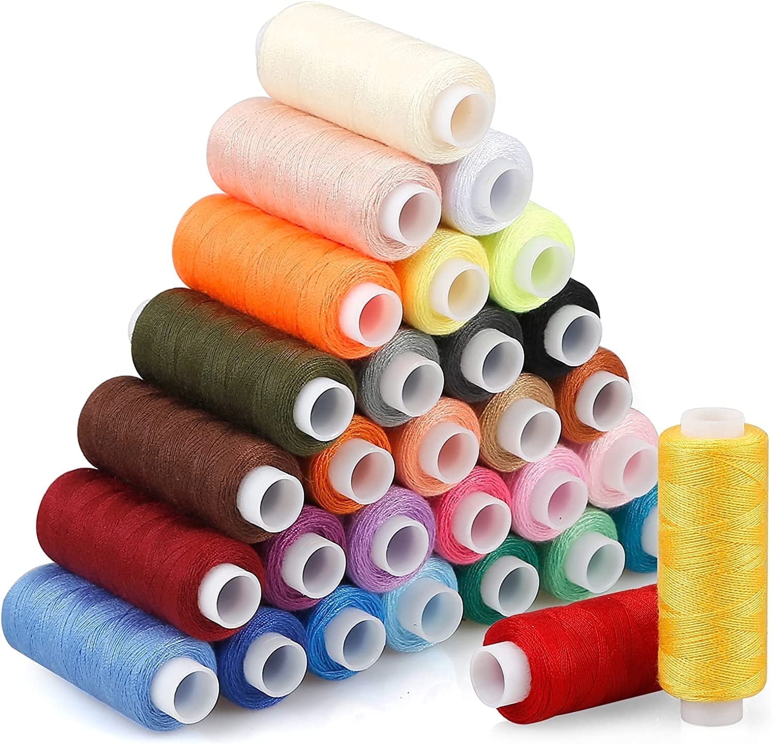 Topboutique Sewing Thread - 30 Polyester Threads for Hand Stitching ...
