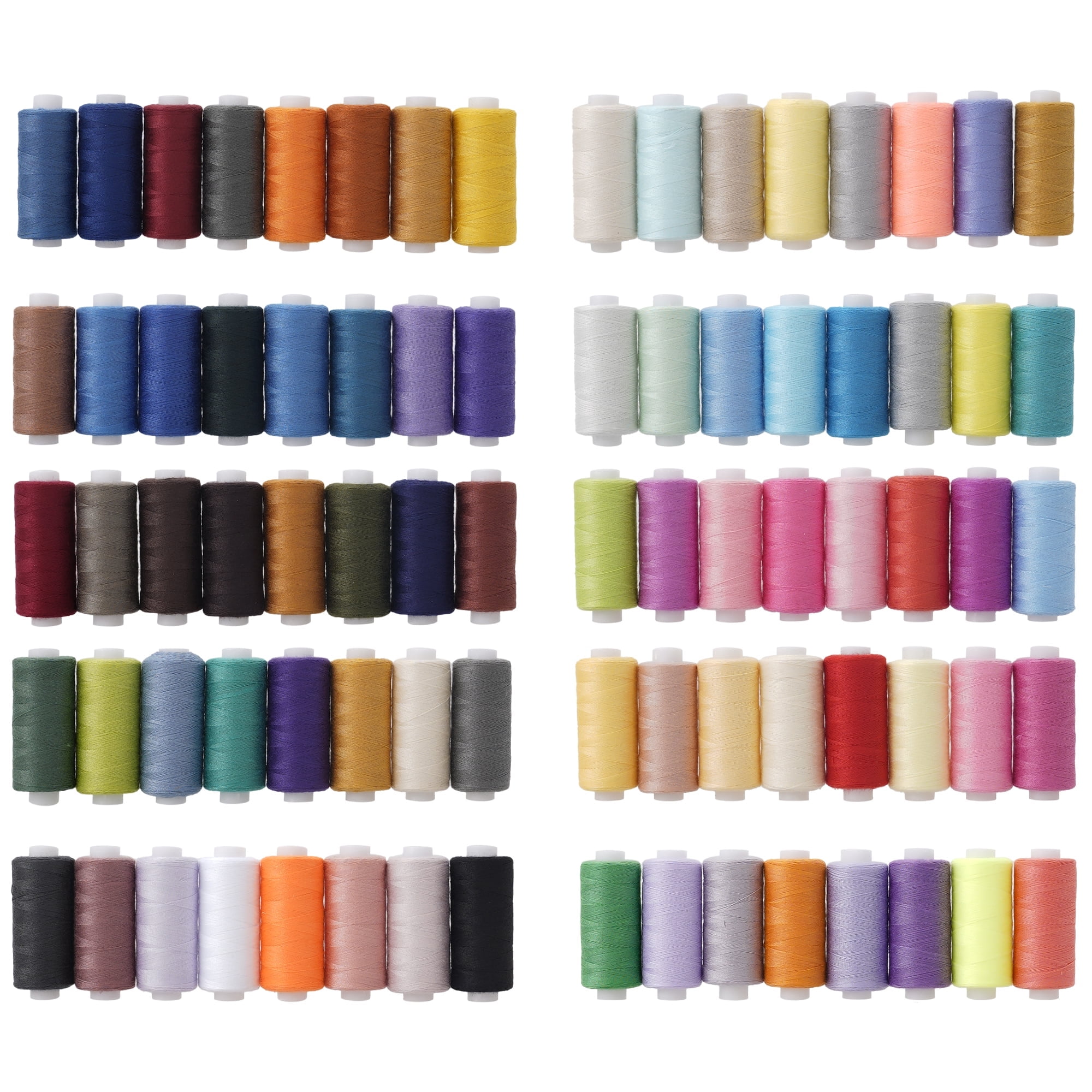 Sewing Thread Kit Includes 80 Colors Polyester Sewing Machine Thread ...