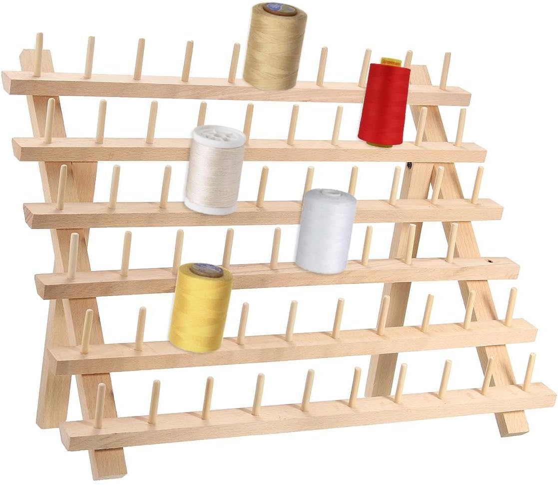 Sewing Thread Rack for Spools of Thread, Free Standing Or Wall Mount ...