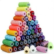 Candle Threads 63-Color 100% Polyester Machine Embroidery Thread, 550 ...