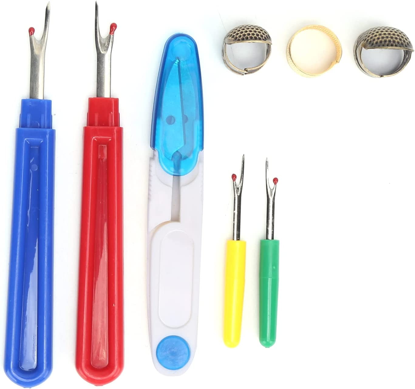 Sewing Tools Kit Sewing Seam Rippers with Plastic Handle and Cover ...