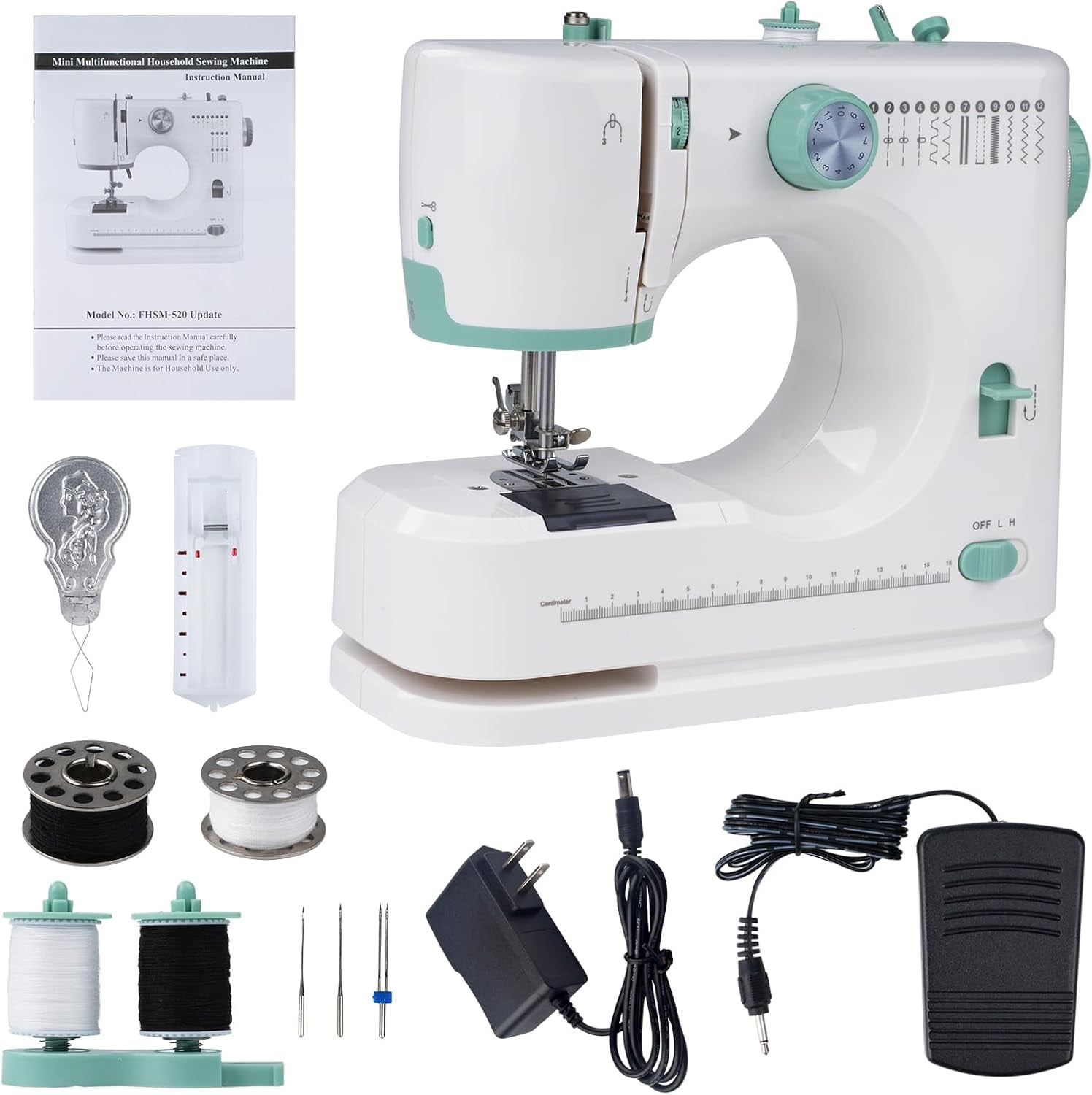 Sewing machine,sewing machine for beginners,Double needle and double ...