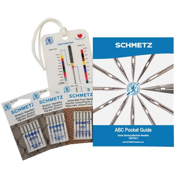 SCHMETZ Knits Sewing Machine Needle Bundle with Stretch and Jersey ...