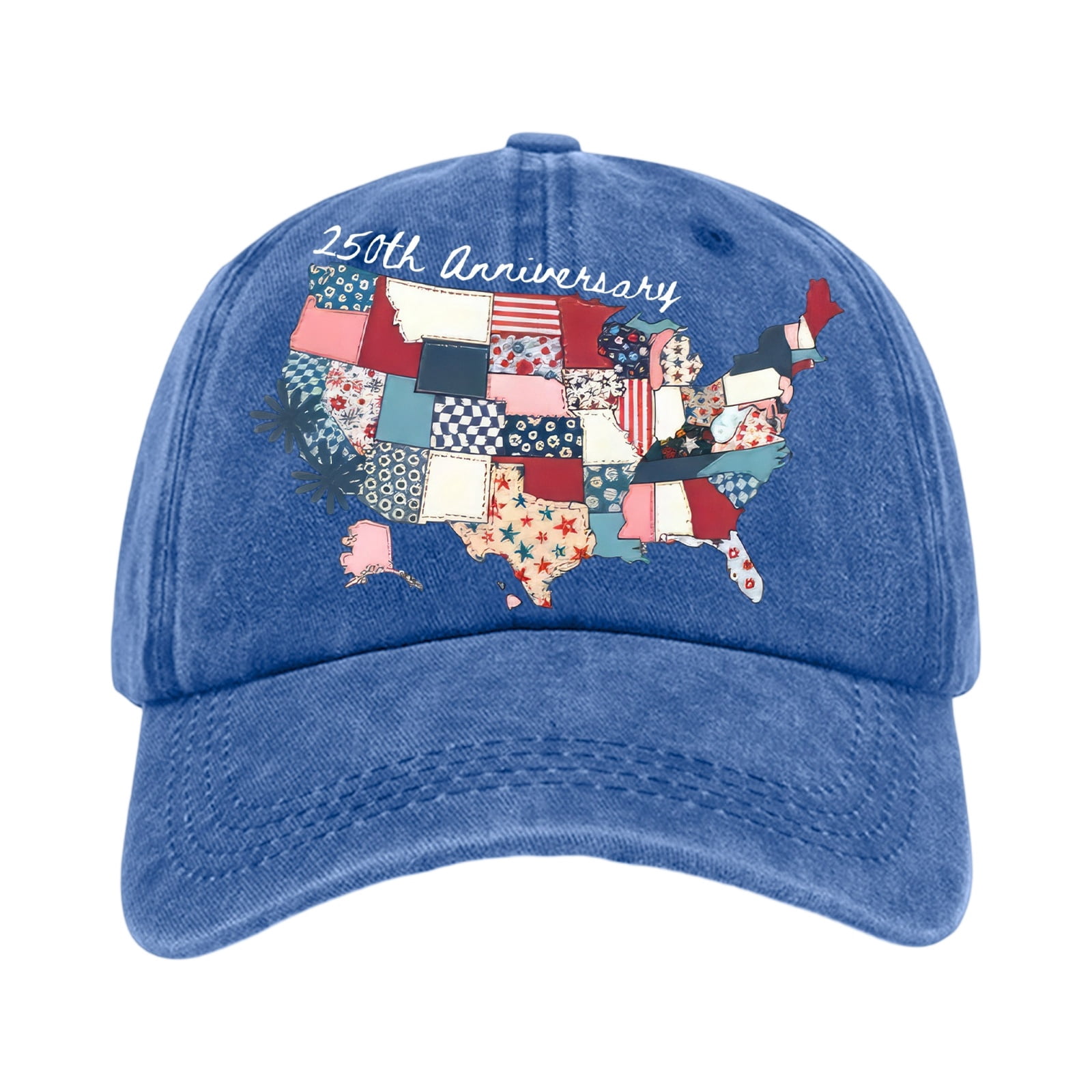 Sewkxo 250th American Anniversary Caps American Flag Graphic Baseball ...