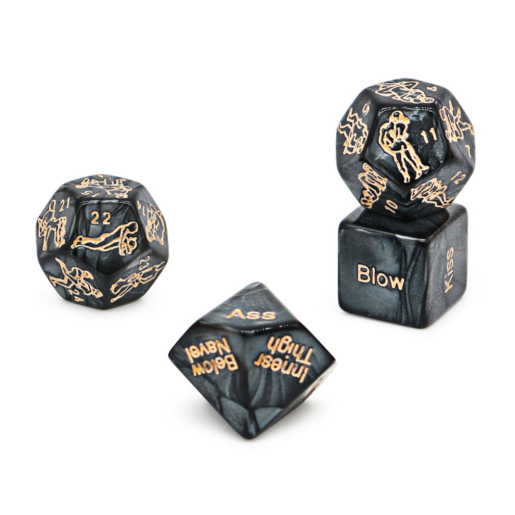 Sex Dice Adult Dice Game Polyhedral Dice Print For Various Sex