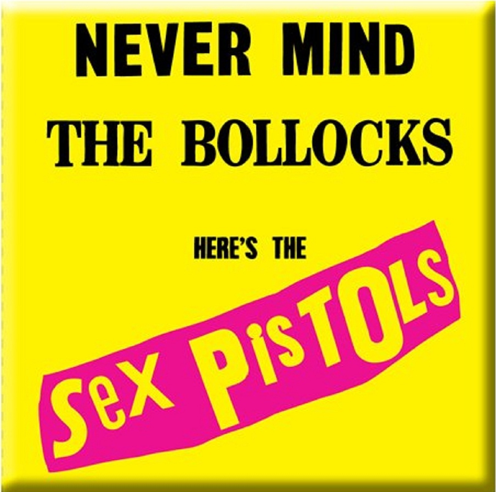 Sex Pistols Never Mind the Bollocks new Official 76mm x 76mm Fridge ...
