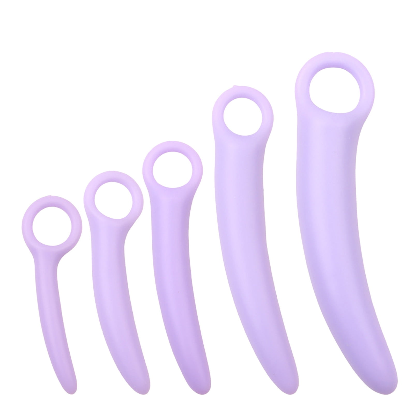 Sex Toys 5pcs Silicone Dilator Set The Most Comfortable Dilators for Women with Pelvic Floor ...