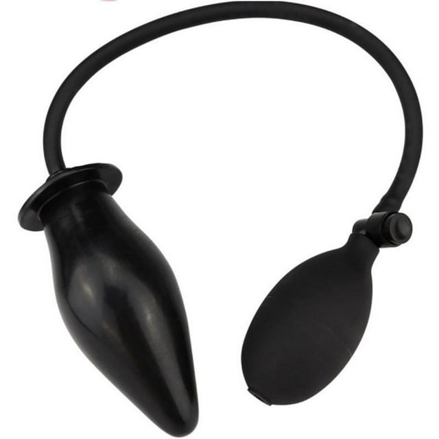 Sex Toy Inflatable Ass Pand Large Inflatable Silicone Anal Plug Blacka1