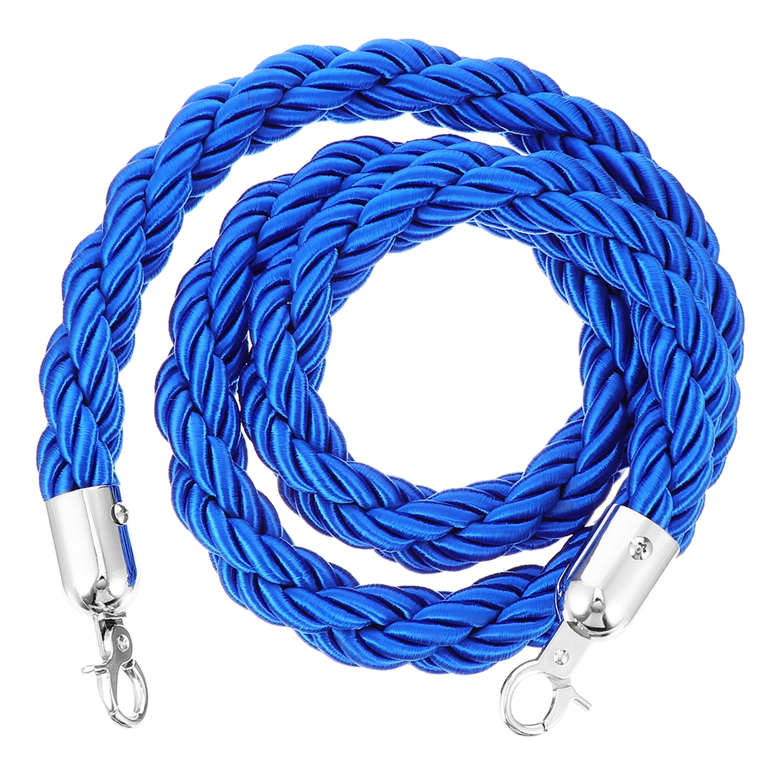 Sexagesimo Blue Crowd Control Barrier Rope with Hooks - 1.5m Length ...