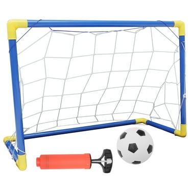Sports Kids Mini Soccer Goal Set - Backyard/Indoor Mini Net- Portable ...