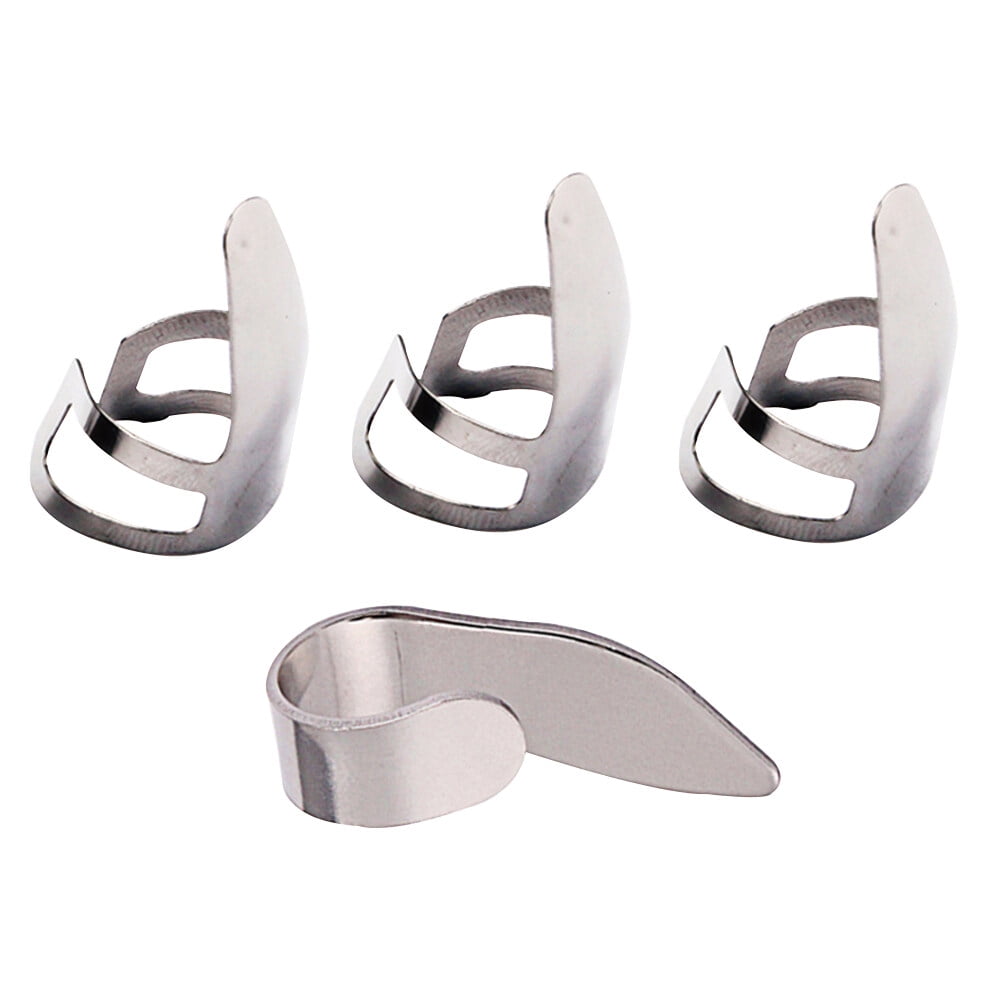 GETAJGHSD Metal Picks Guitar Pick Silver 4Pcs - Walmart.com