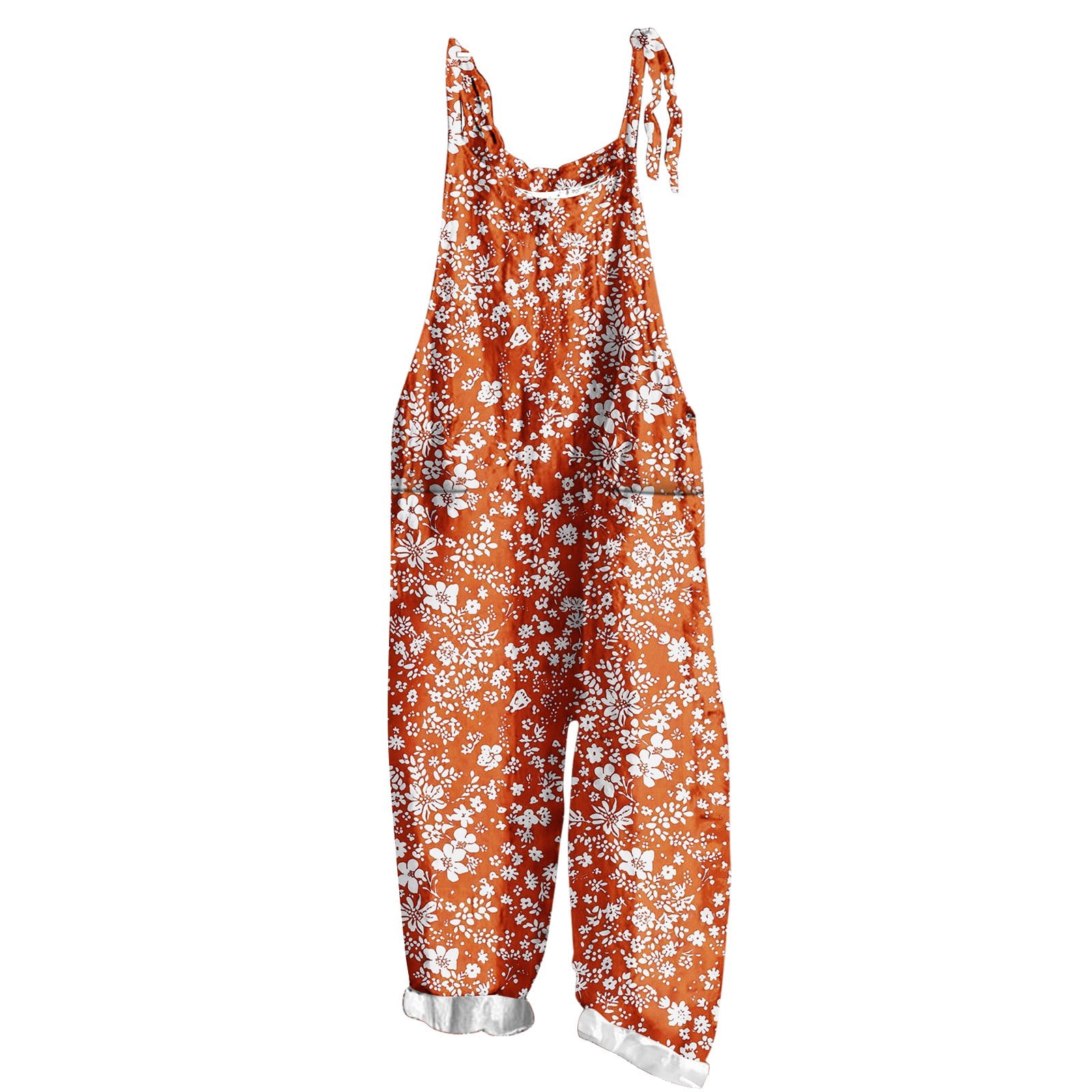 Sexlip Womens Sleeveless Overalls Jumpsuit Pants Floral Print ...