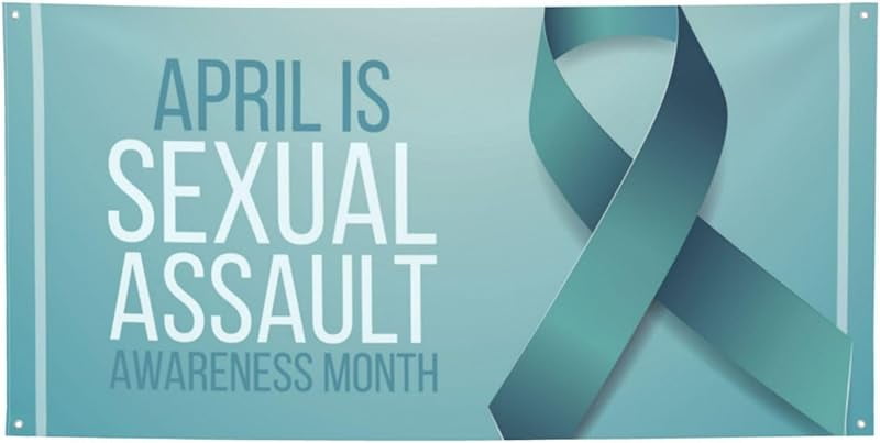 Sexual Assault Awareness Month Banner Porch Sign Small Photography ...