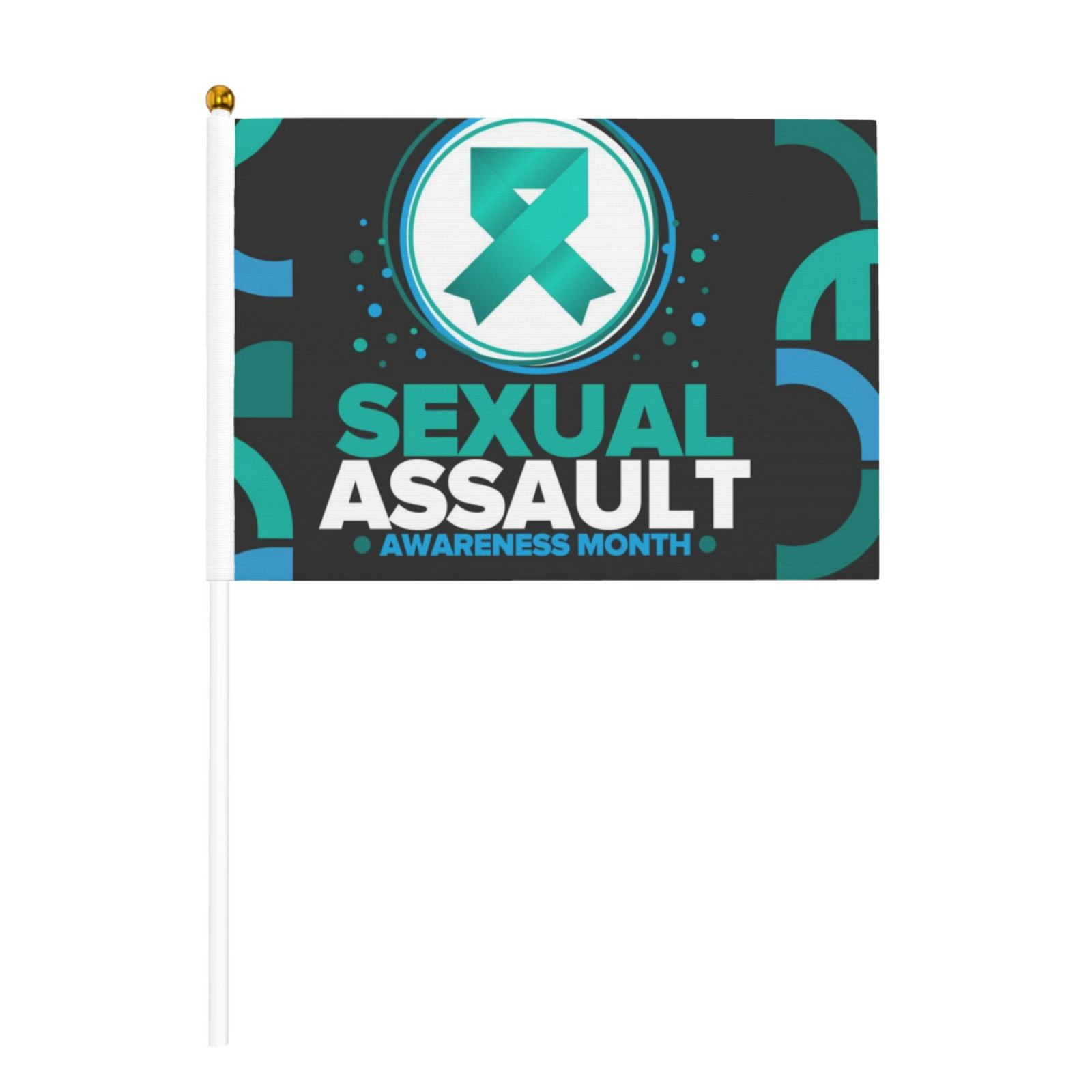 Sexual Assault Awareness Month Flag Small Mini Hand Held Flags Small ...