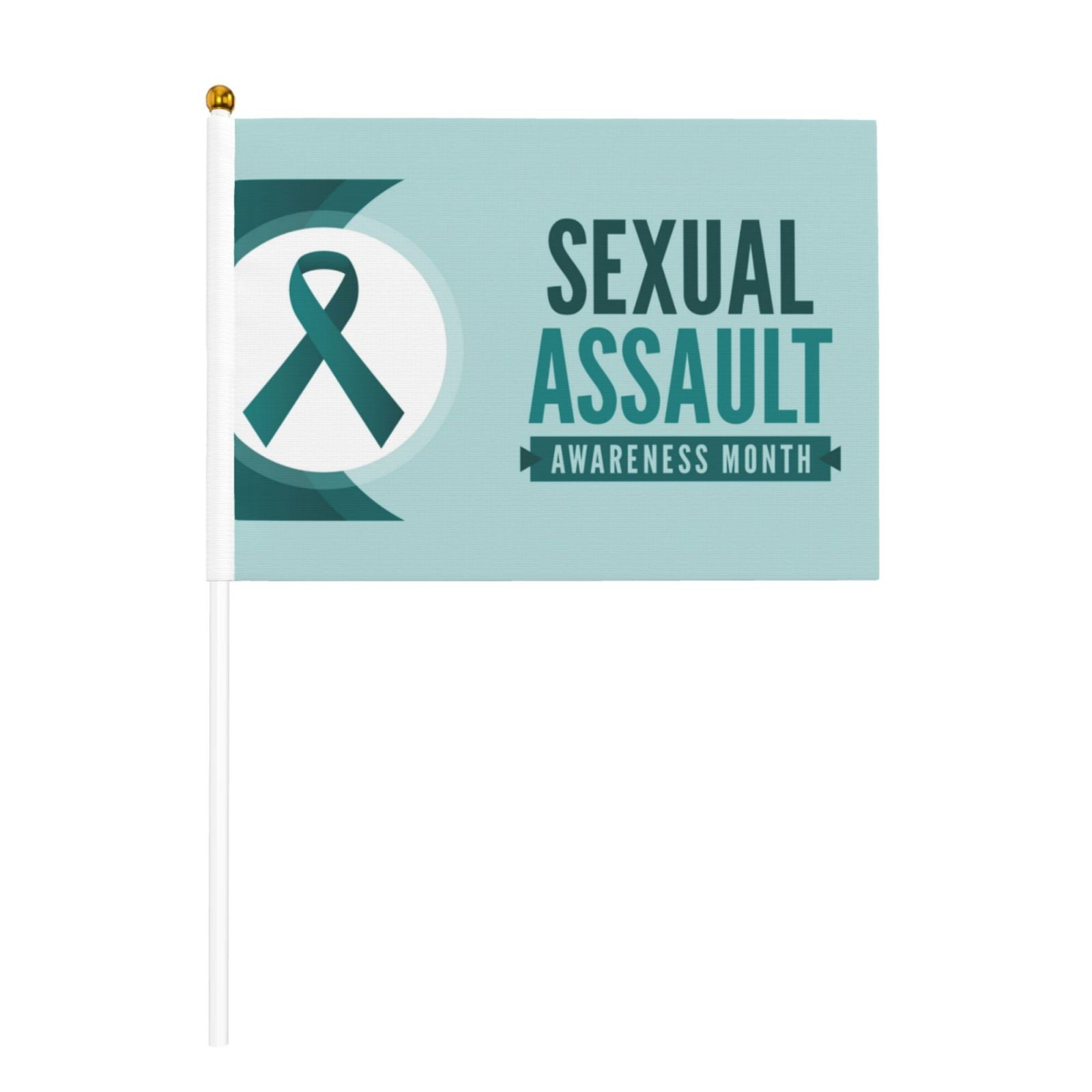 Sexual Assault Awareness Month Flag Small Mini Hand Held Flags Small ...
