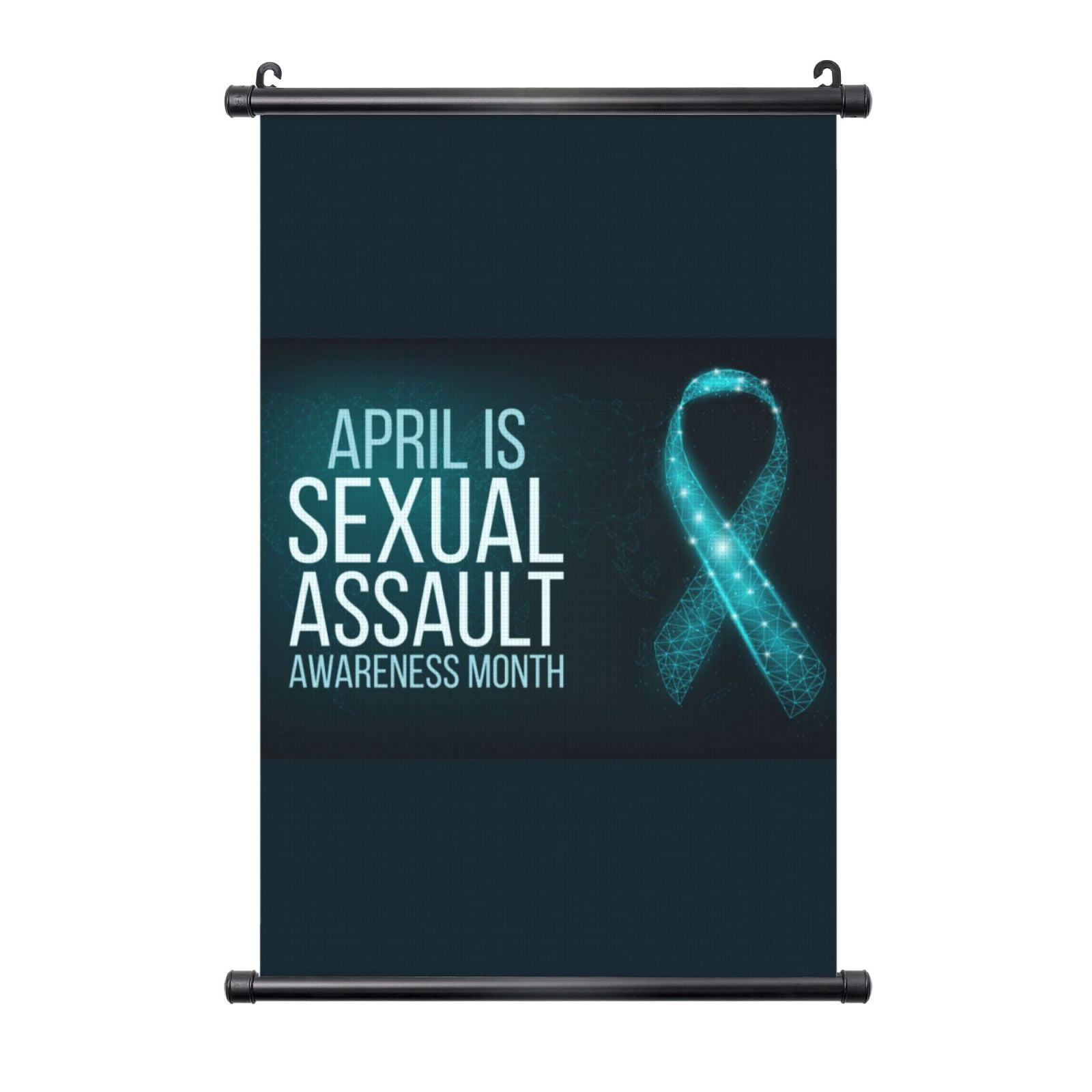 Sexual Assault Awareness Month Poster Wall Art Banner Backdrop Prints ...