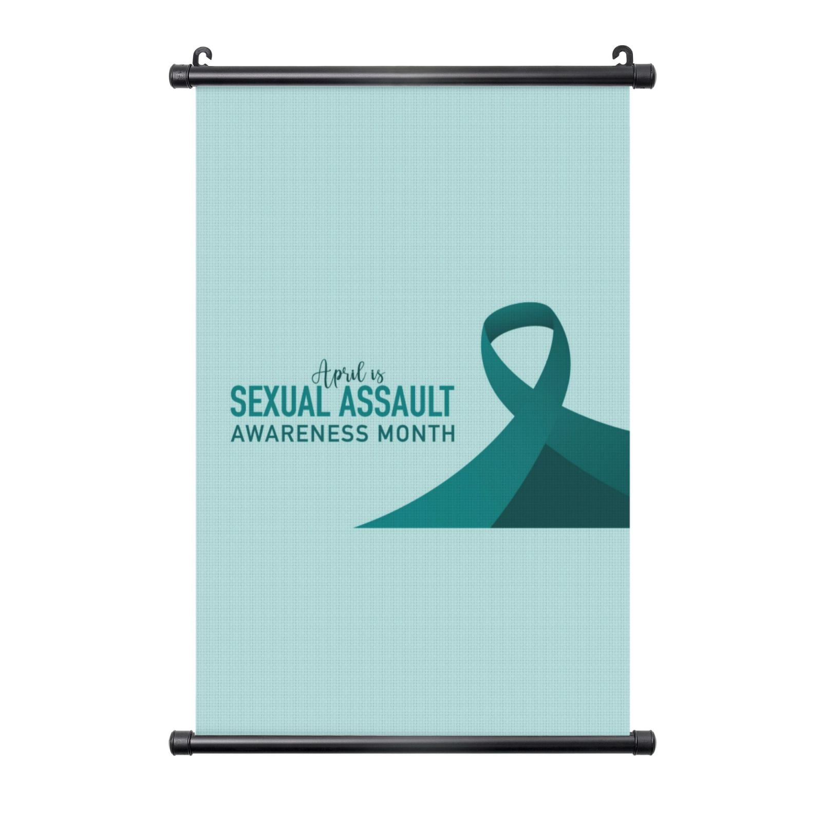 Sexual Assault Awareness Month Poster Wall Art Banner Backdrop Prints ...