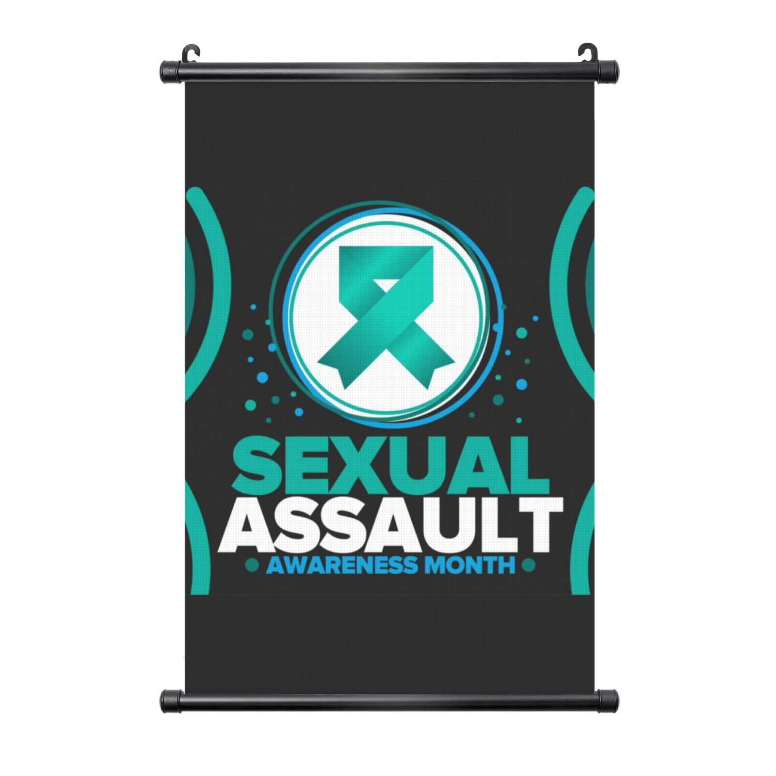 Sexual Assault Awareness Month Poster Wall Art Banner Backdrop Prints ...
