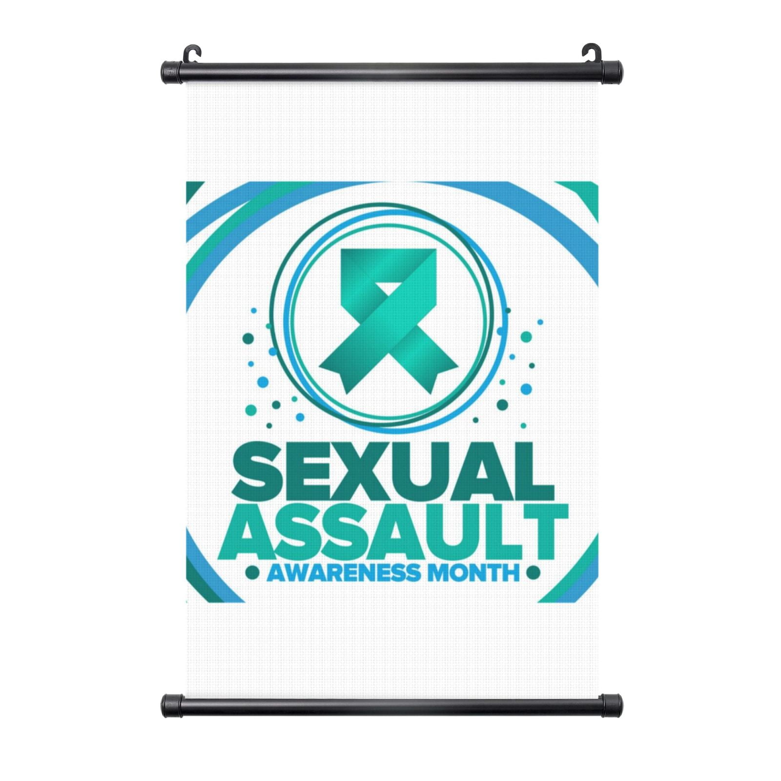 Sexual Assault Awareness Month Poster Wall Art Banner Backdrop Prints ...