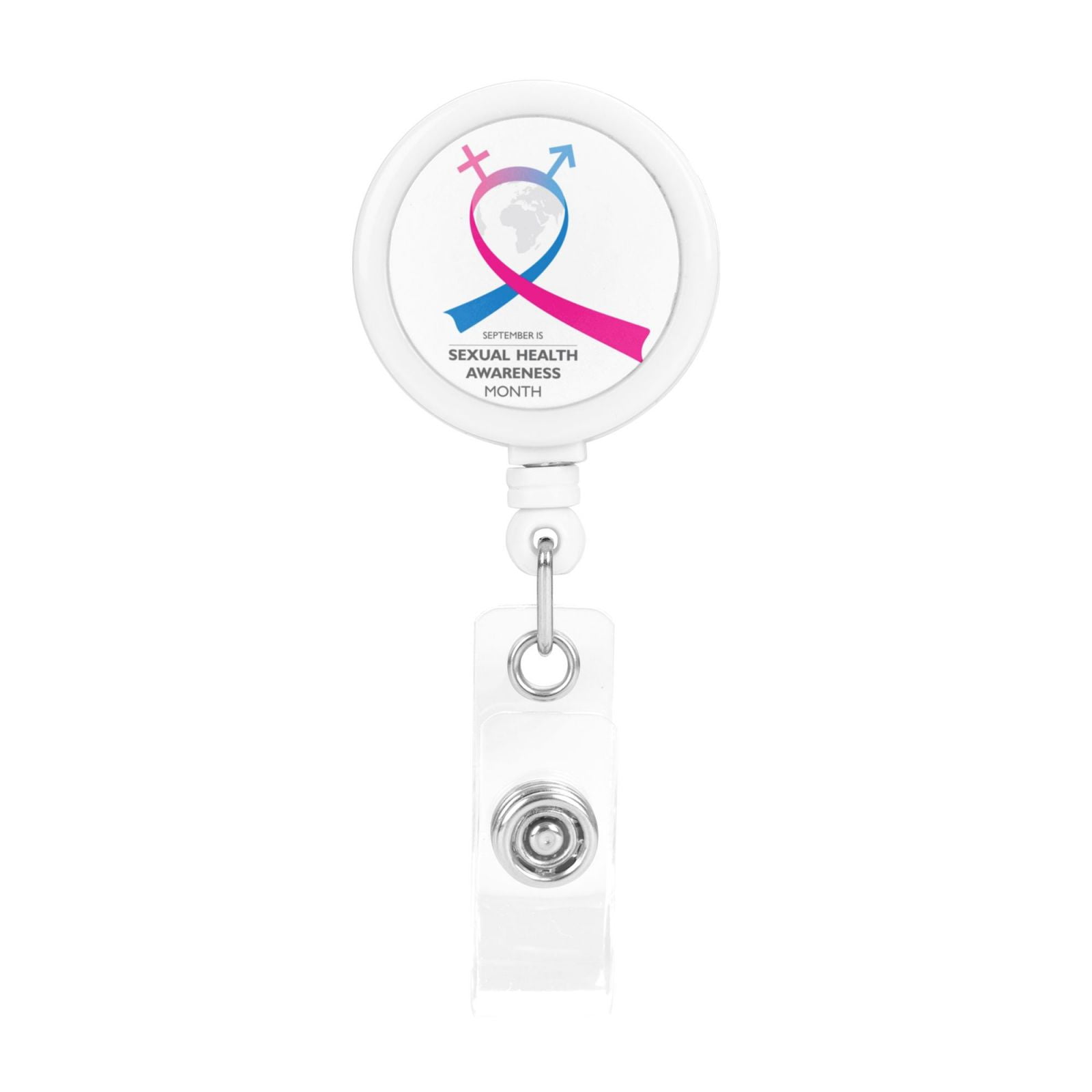 Sexual Health Awareness Month Badge Reel Retractable Badge Holder ID ...