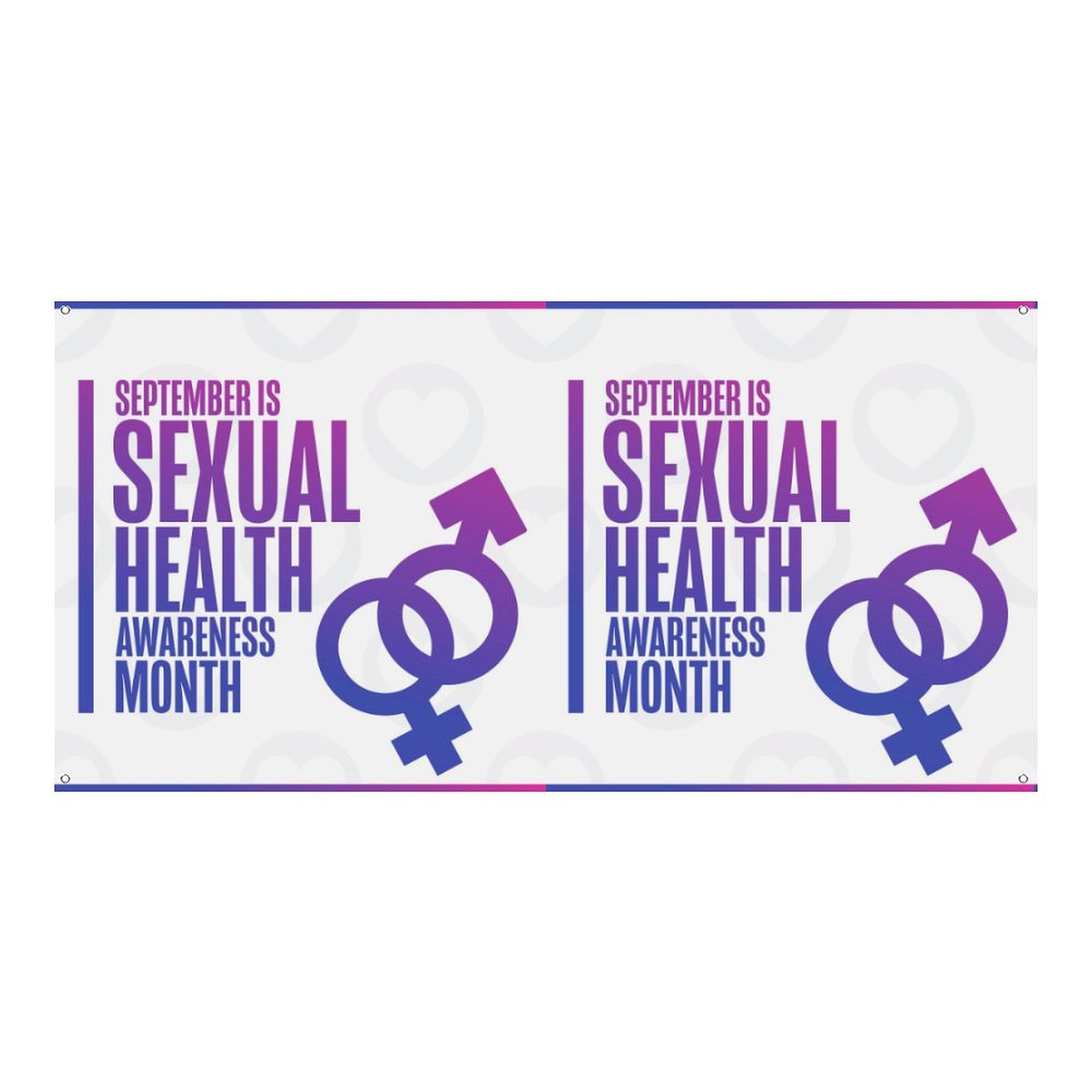 Sexual Health Awareness Month Banners Flag Hanging Backdrop Sign Wall ...