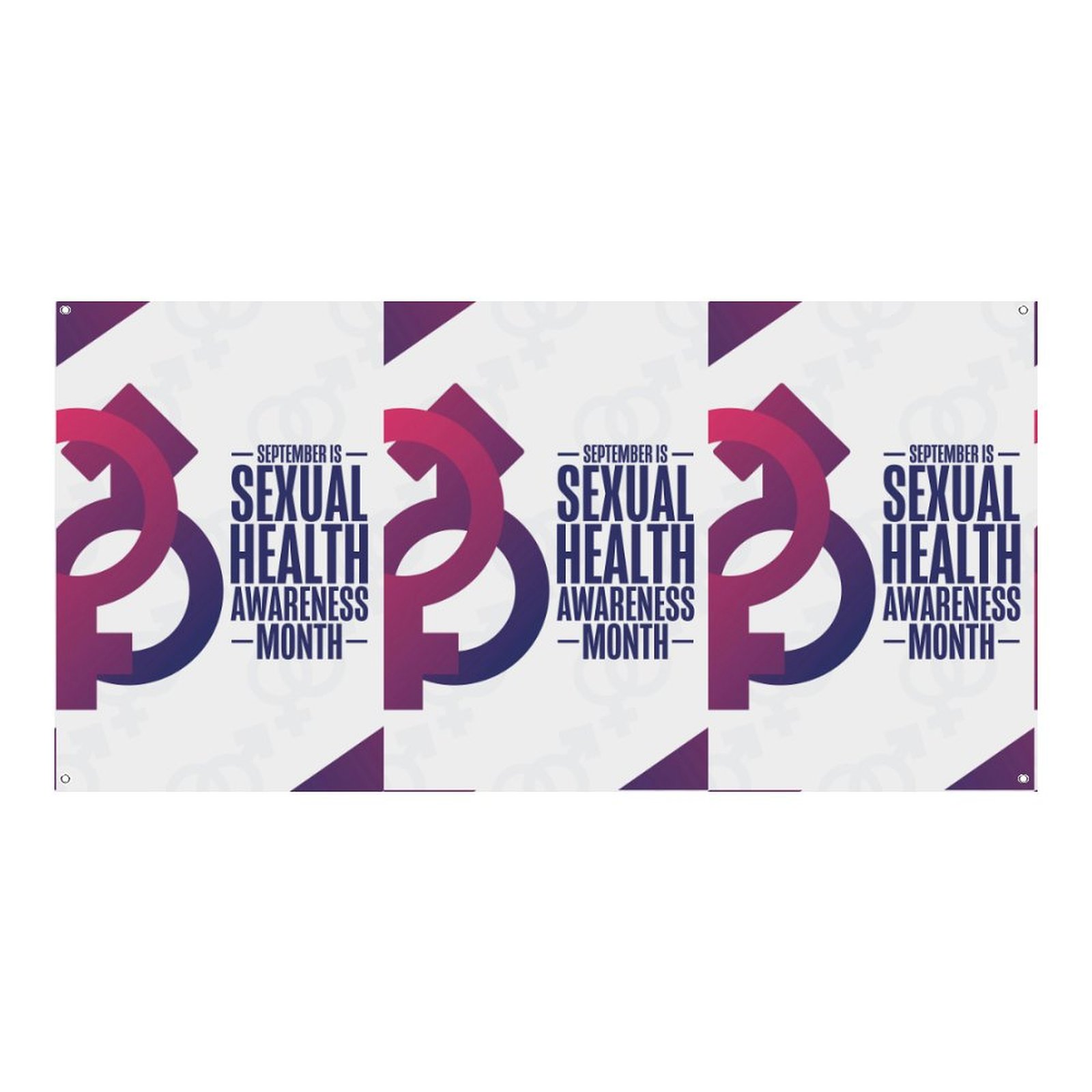 Sexual Health Awareness Month Banners Flag Hanging Backdrop Sign Wall ...