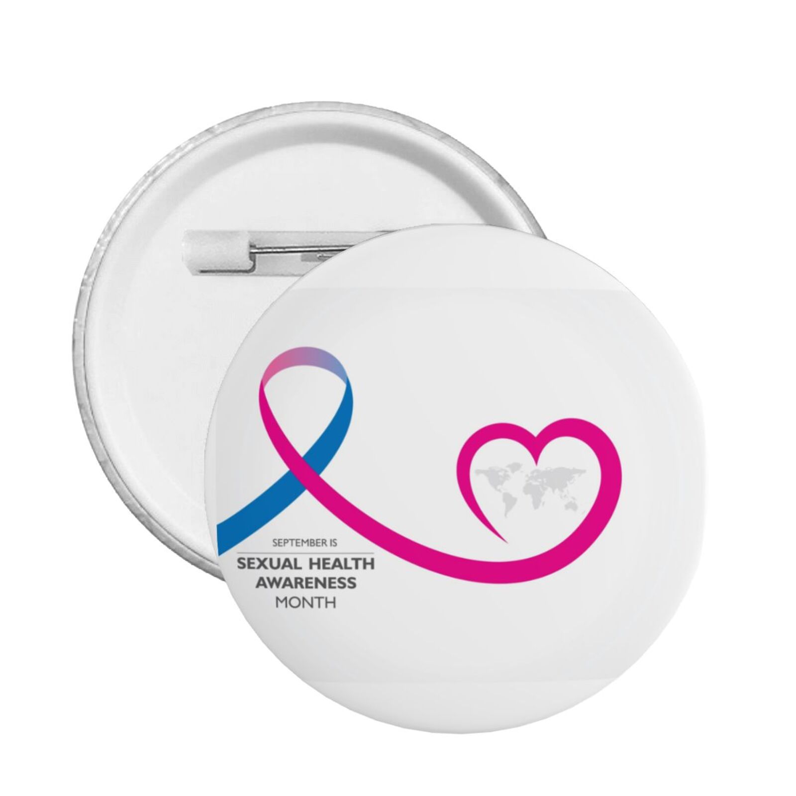 Sexual Health Awareness Month Circular Button Fashion Badge Decoration ...
