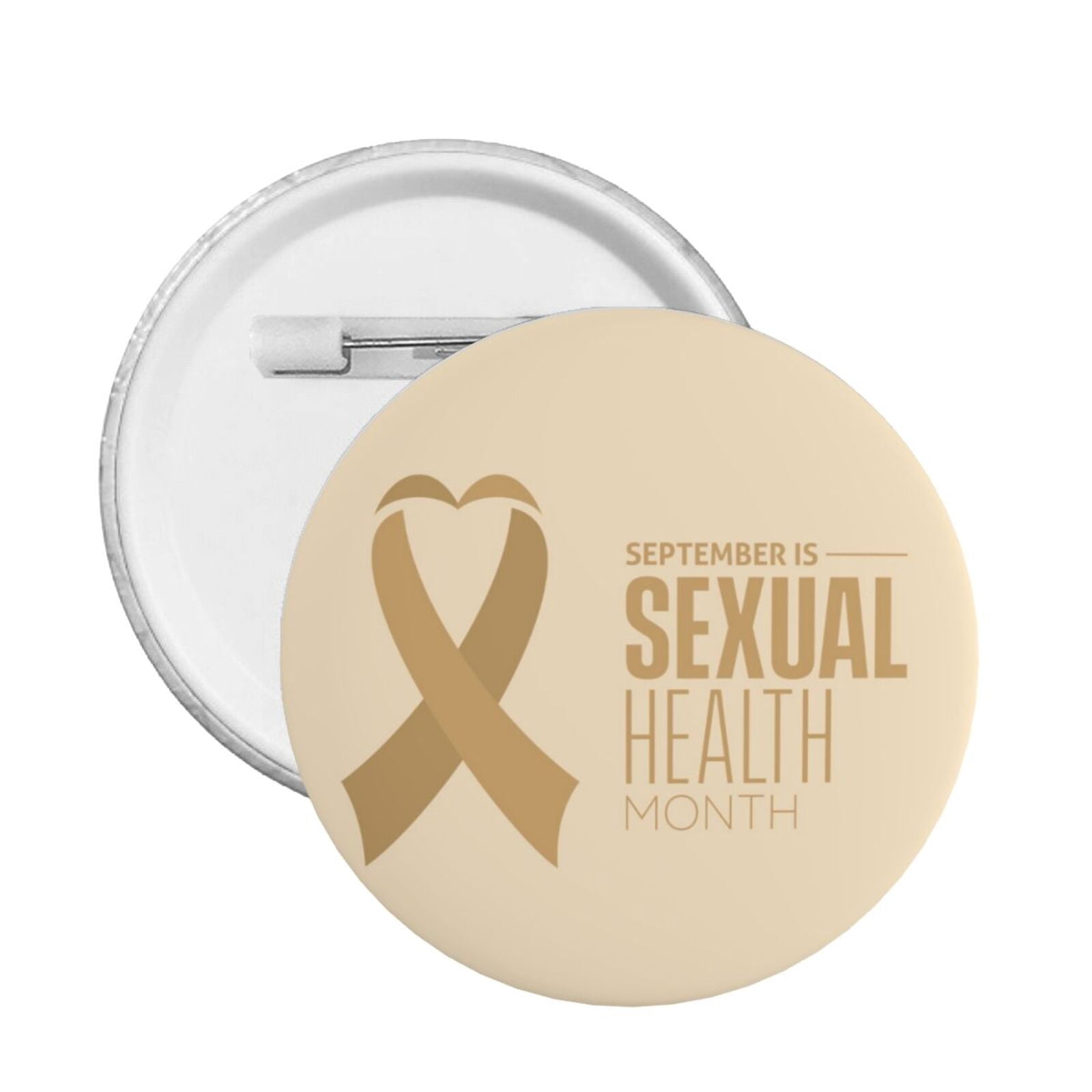 Sexual Health Awareness Month Circular Button Fashion Badge Decoration ...