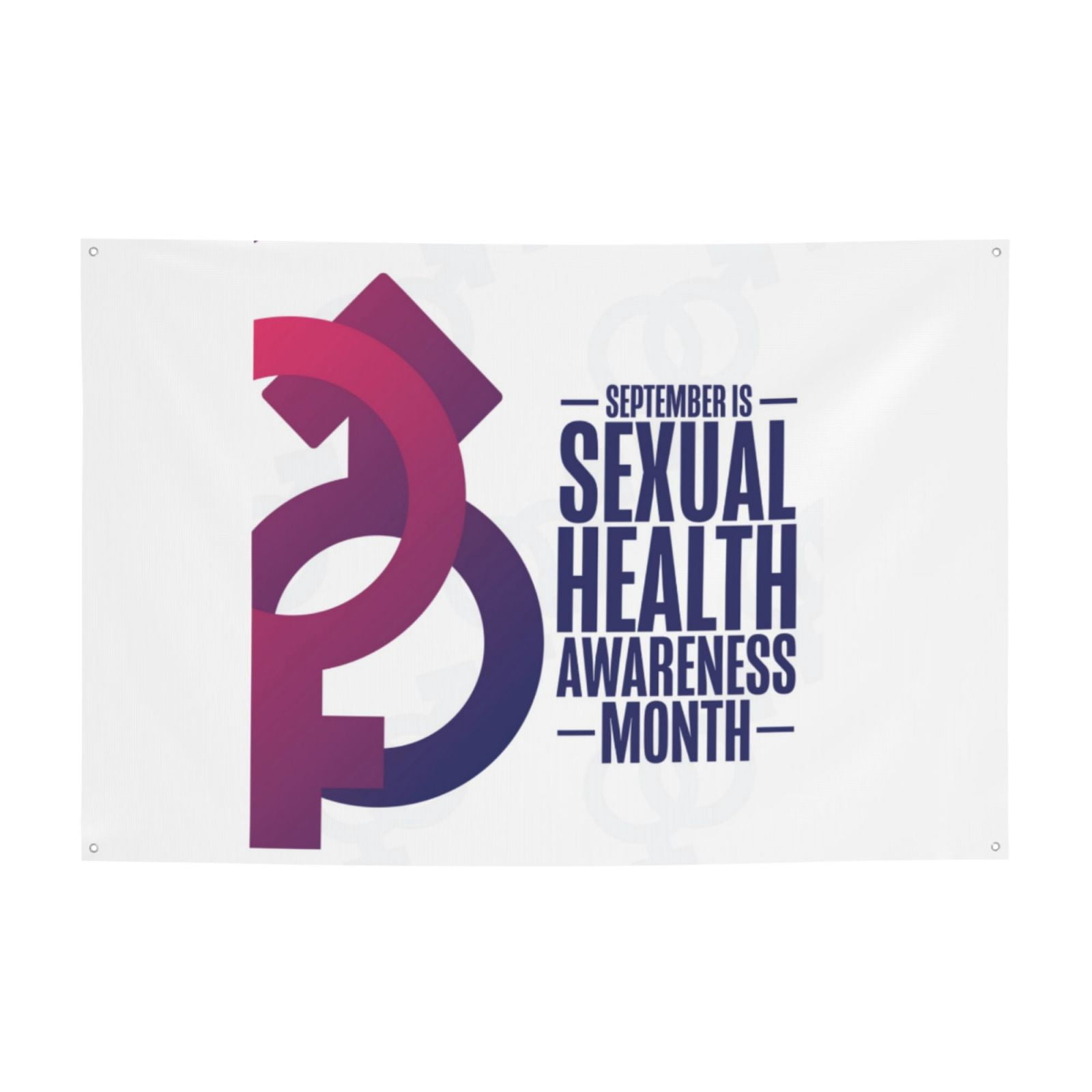 Sexual Health Awareness Month Festival Banner 47x71 Inches Suitable For ...